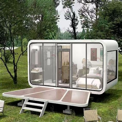Prefab House Prefabricated Modular Home Luxury Pod Aluminum Container