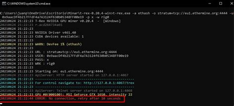 T Rex Miner Not Mining Anymore No Connection Problem Issue Trexminer T Rex GitHub