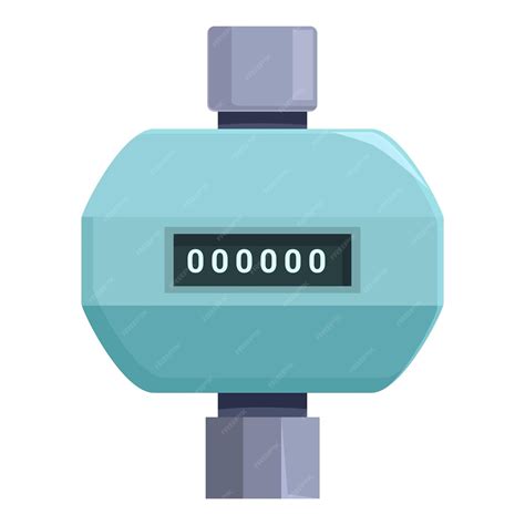 Premium Vector Water Meter Measuring Water Consumption In Cubic Meters