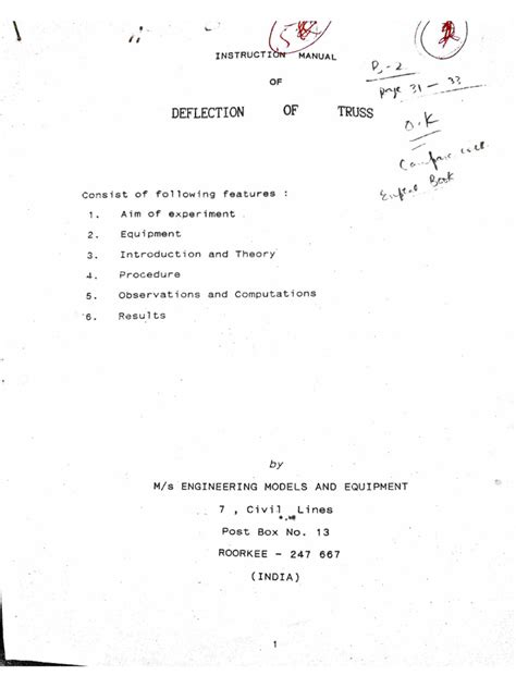 3 Deflection Of Truss Pdf