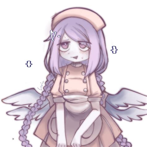 Sam Sillylinariafan Funamusea Highres 1girl Angel Angel Wings