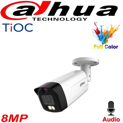 8mp Dahua Dh Hac Me1809th A Pv Hdcvi 4k Active Deterrence 24 7 Tioc