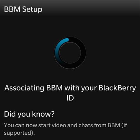 Blackberry BBM Unable To Complete Setup Error Temporary Server