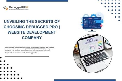 Unveiling The Secrets Of Choosing Debugged Pro Website Development Company By Debugged Pro