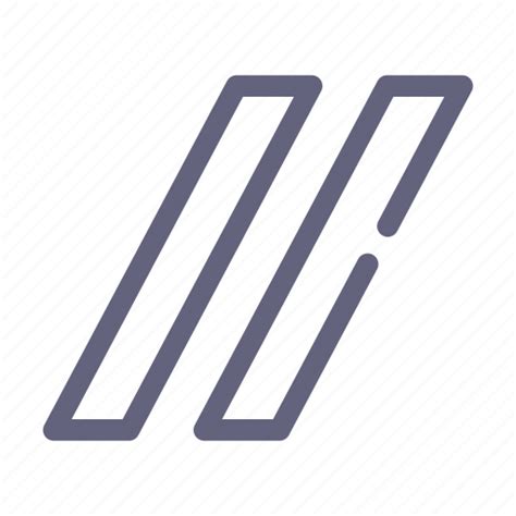 Double Slash Web Icon Download On Iconfinder