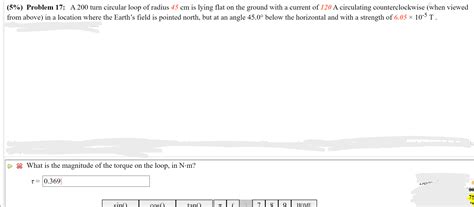 Solved Problem A Turn Circular Loop Of Radius Chegg