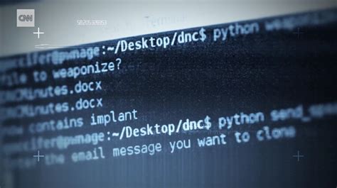 cnn thinks software is hacked by a python script that clones email