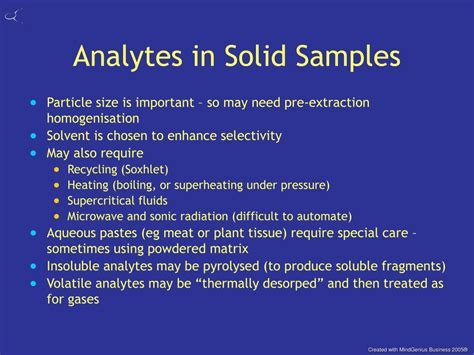 Ppt Efficient Sample Preparation Techniques For Analyte Isolation And