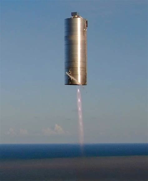 Spacex Starship Jaw Dropping Images Capture The Shiny Prototype In Flight