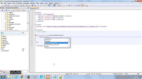 Get Selected Value Of A Dropdown Item Using Jquery Youtube