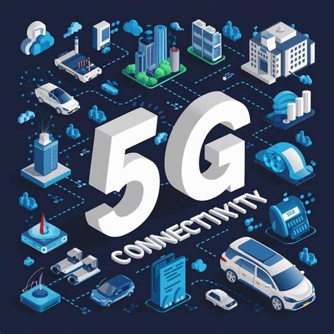 Illustration Showing The Impact Of 5g On Smart Cities Premium Ai Generated Image