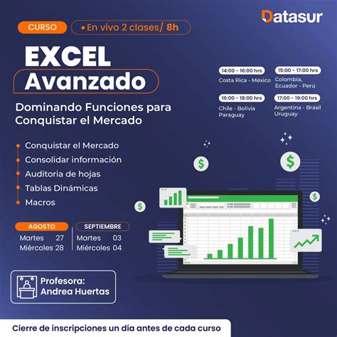 curso excel avanzado datasur