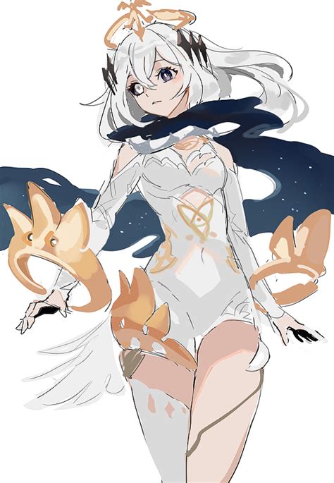 Paimon Genshin Impact Drawn By Fractalmagnolia Danbooru