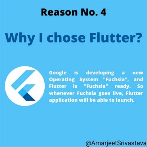 Amarjeet Srivastava On Linkedin 30reasonstochooseflutter Flutter