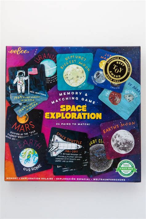 Space Exploration Memory Game Shopperboard
