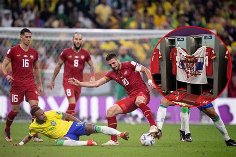 Karygodne Zachowanie Serbów Zobacz Jaką Flagę Wywiesili W Szatni