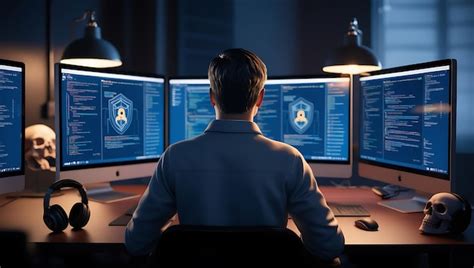 A Rogue Computer Scientist Hacker Uses Ai To Create A Script That Tricks The Firewall Premium