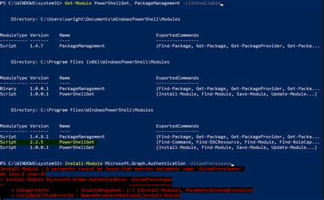 Cannot Use Newer Version Of Powershellget In Powershell 51