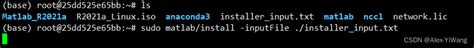 Matlab ：【12】手把手教你在linux以命令行方式（静默方式非图形化方式）安装matlab（正版）linux Matlab Csdn博客