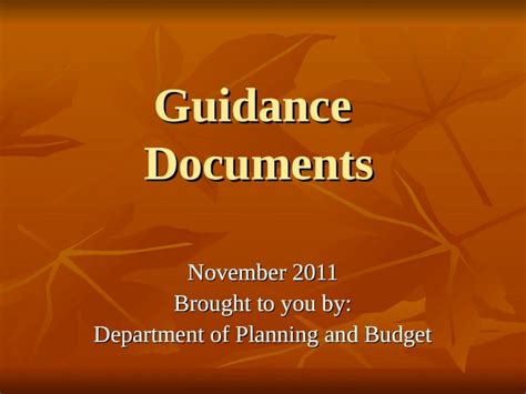 Ppt Guidance Documents Dokumen Tips
