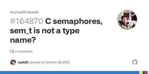 C Semaphores Semt Is Not A Type Name · Issue 164870 · Microsoft