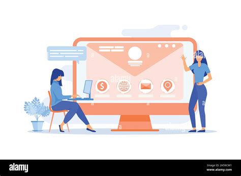Web Developer Working On Company Website Tiny People Corporate