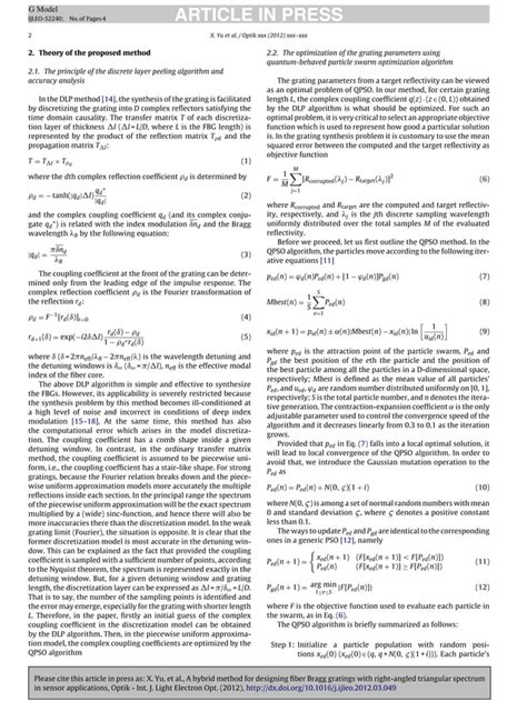 A Hybrid Method For Designing Fiber Bragg Gratings With Right Angled Triangular Spectrum In