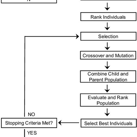 Nsga Ii Algorithm Flowchart 21 Download Scientific Diagram