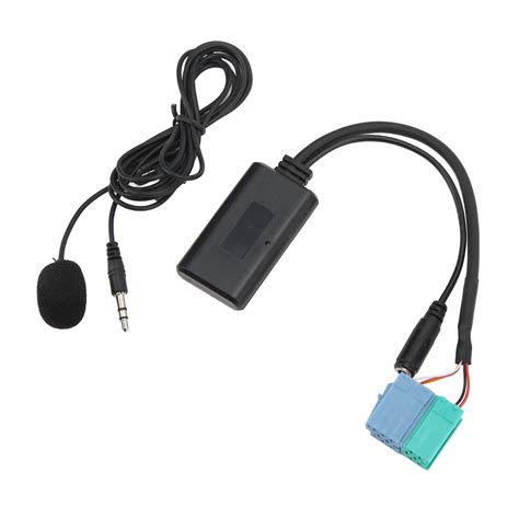 Car Wireless Audio Aux Input Adapter Wire Bluetooth 5 0 With Microphone Replacement For Becker