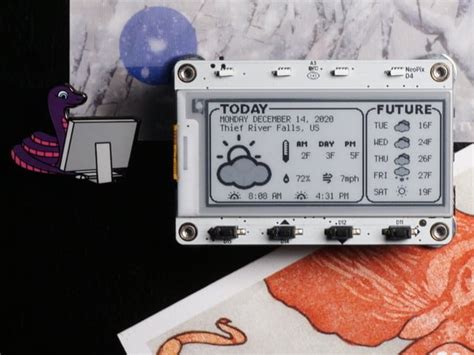 Project Code Magtag Daily Weather Forecast Display Adafruit Learning System