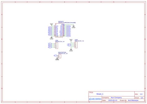 ESP32 C3 WROOM 2 Breakout OSHWLab