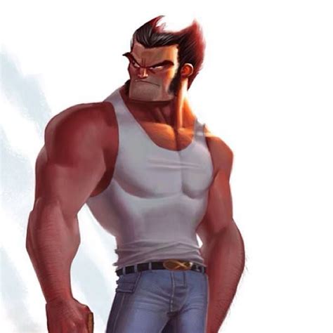 Logan Wolverine By Bruce Timm Bruce Timm Marvel Superheroes