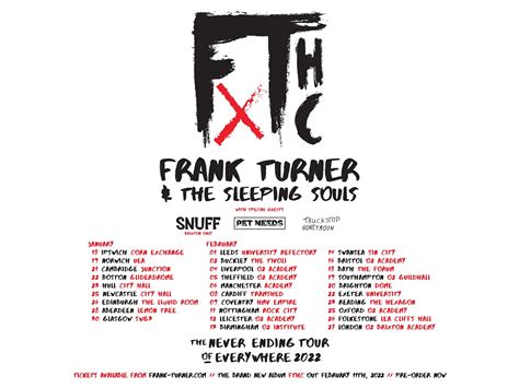 Fthc Logo Frank Turner Patch Badge Fthc Punk Rock Folk Embroidered