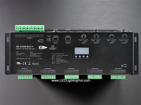 Flicker Free 25ch 5 Ports Of 5ch Pro Dmxrdm Decoder