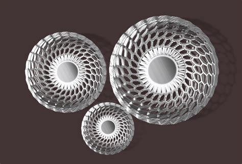 Voronoi Bowl Set By Maximus Printus Download Free Stl Model