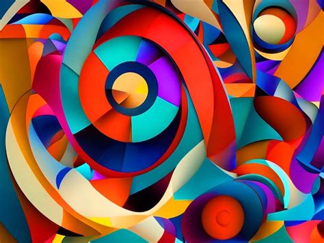 Premium Photo Focus On Patterns Shapes And Colors Rather Than