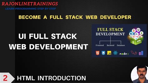 Day 2 Ui Full Stack Full Stack Web Development Html Introduction