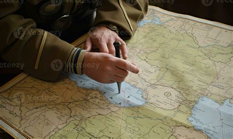 Military Council Reviews Map To Plan War Strategy Creating Using Generative AI Tools 33526811