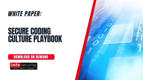 Infosecurity Magazine On Linkedin Secure Coding Culture Playbook