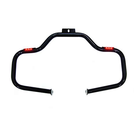 V Twin Black Front Turn Signal Highway Bar Fits 00 17 Flst Model