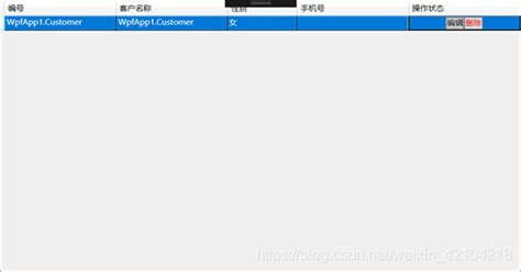 Wpf Datagridtemplatecolumn添加按钮datagridtemplatecolumn 绑定button Csdn博客