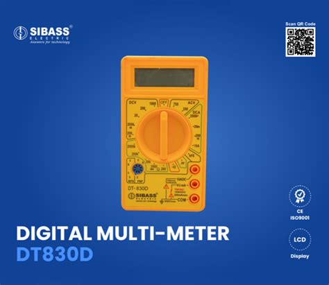 Digital Multi Meter Dt830d