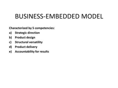 business embedded model pptx