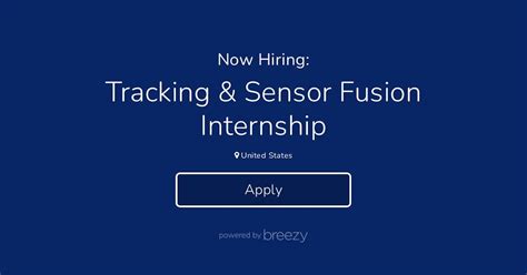 tracking and sensor fusion internship at plato systems