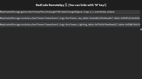 Universal Script RedCode Remote Spy Roblox Scripts ScriptBlox