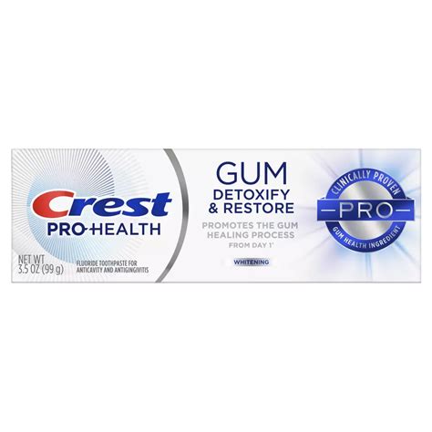 Crest Pro Health Gum Detoxify And Restore Toothpaste Whitening Shop Toothpaste At H E B