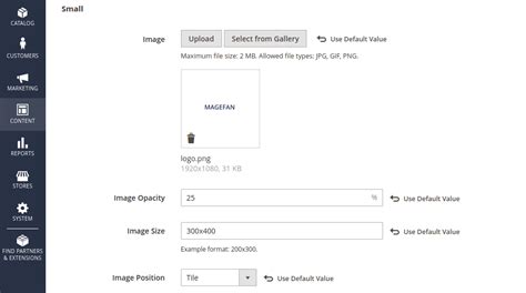 how to add watermarks to product images in magento 2