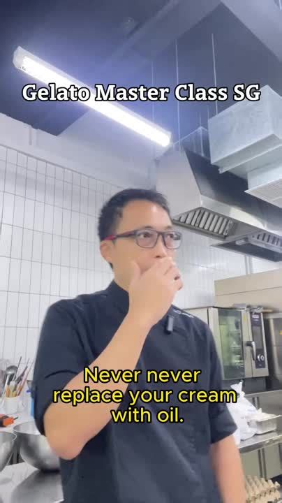 [video] Teik Wei Ooi On Linkedin 01 Can I Replace Cream With Oil In Gelato