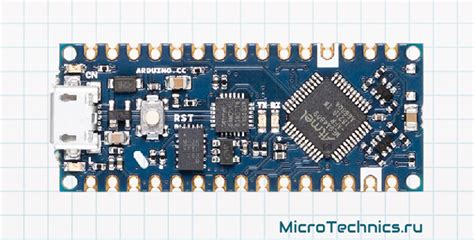 Плата Arduino Nano Распиновка и принципиальная схема