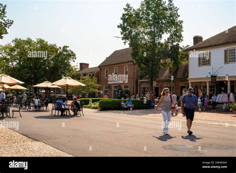 Williamsburg Virginia Usa September 12 2021 Street Scene From